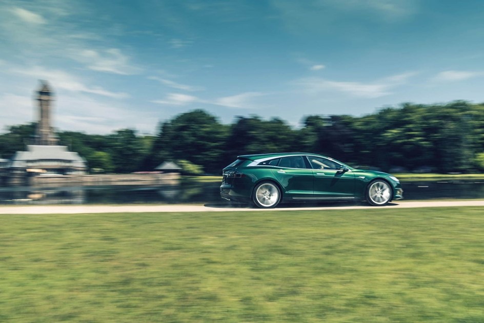 Atelier de design revela versão shooting brake do Tesla Model S | AutoSport